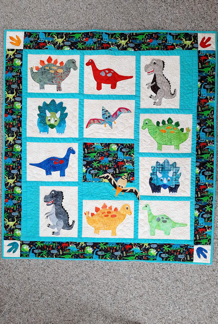 Seth's Dinosaurs , Sew Wonderful Dreams - Applique and Paper Piecing ...