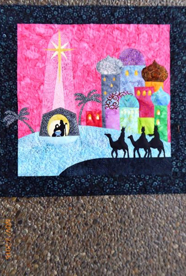 Bethlehem Batiks w/ Nativity Laser Cutouts , Sew Wonderful Dreams ...