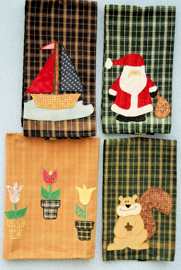 Tea Towels Seasons , Sew Wonderful Dreams - Applique and Paper Piecing ... Tea Towels Seasons , Sew Wonderful Dreams - Applique and Paper Piecing ...